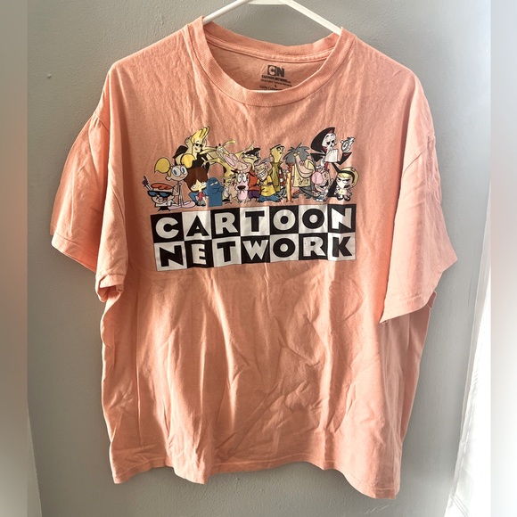 Cartoon Network | Shirts | Cartoon Network Throwback Logo Tshirt Sz L ...